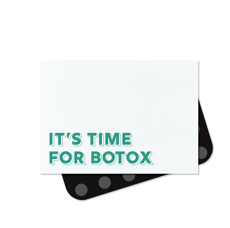 Botox Mini Greeting Card // Happy Birthday Card // Birthday Card ...
