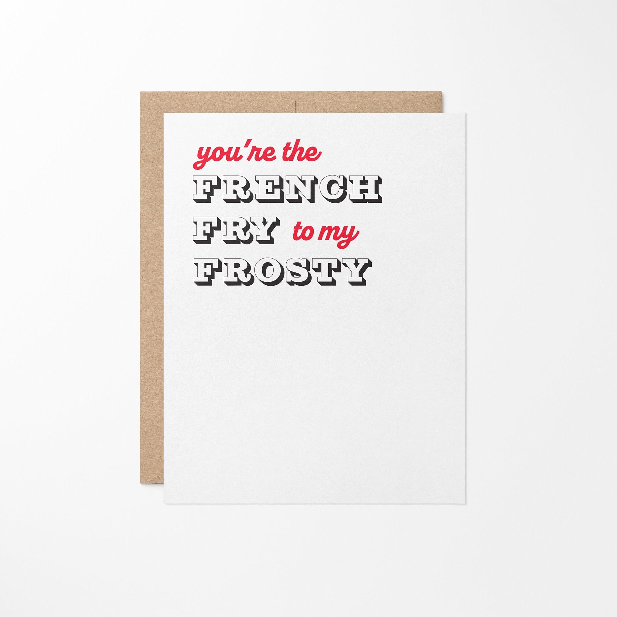 Wendys Frosty Greeting Card Valentine Card Valentines Day Valentines Day Card