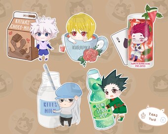 Anime Stickers Hunter X Hunter - Etsy
