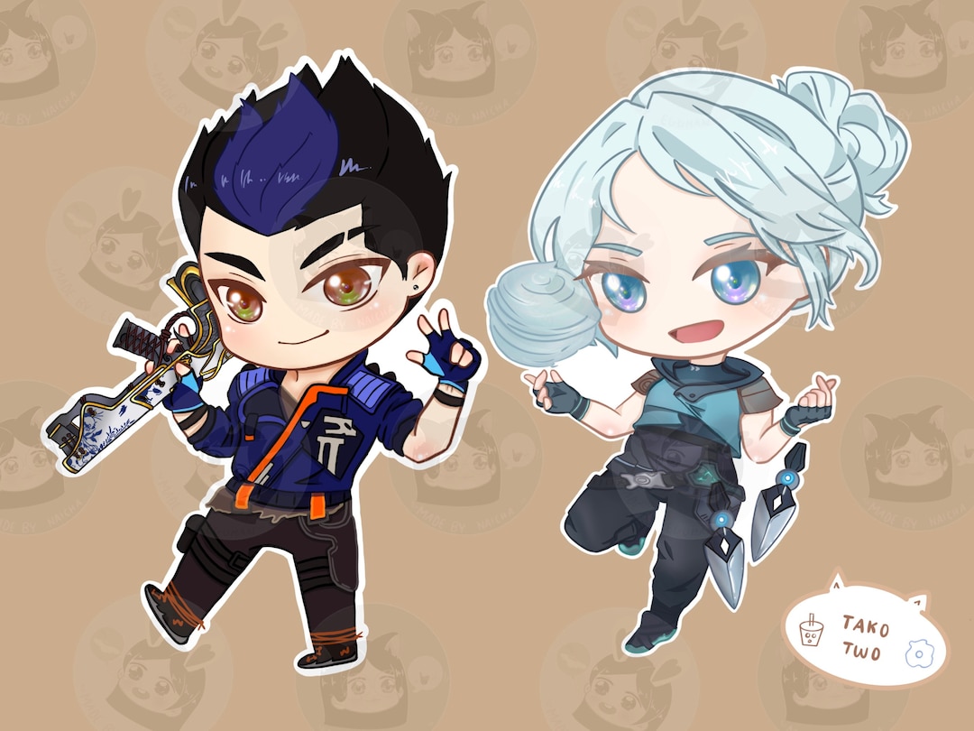 Valorant Jett and Yoru Sticker - Etsy