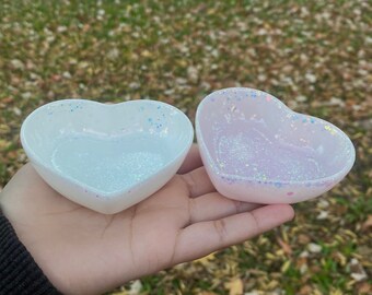 Pink Heart Dish - Etsy