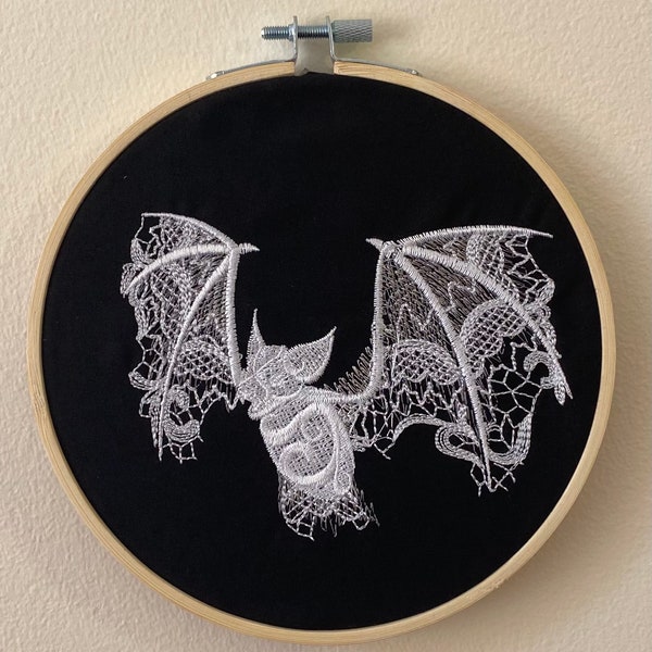 Bat Embroidery - Etsy