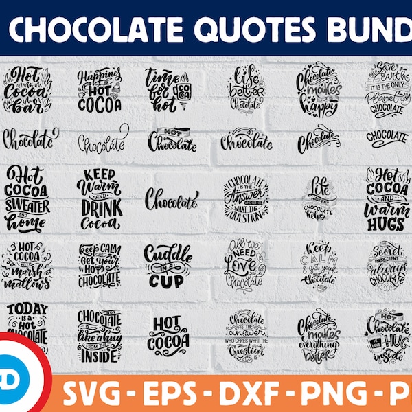 Chocolate Quote - Etsy