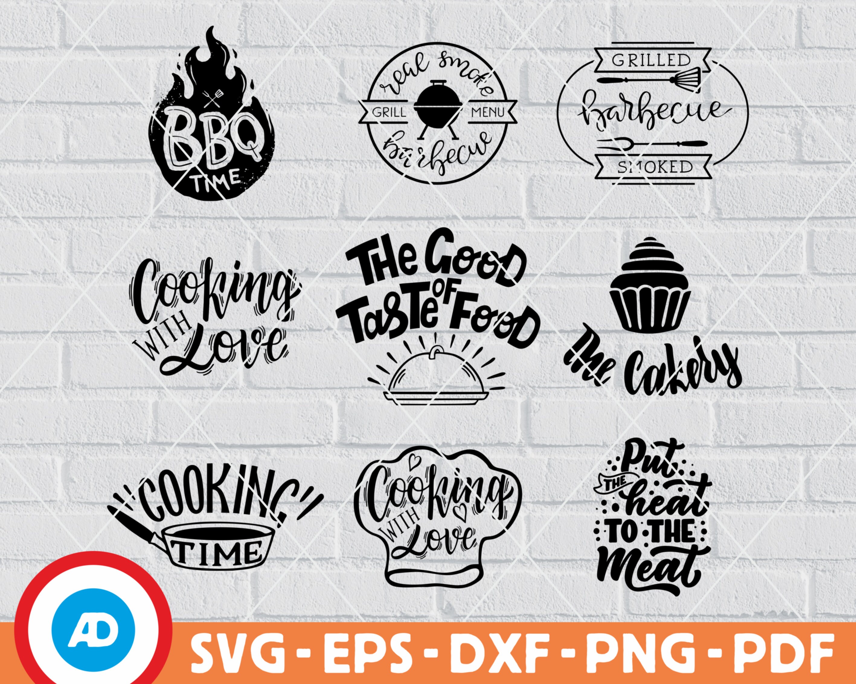28 Cooking Quotes SVG BUNDLE Svg Eps Dxf Pdf Png Files for - Etsy Hong Kong