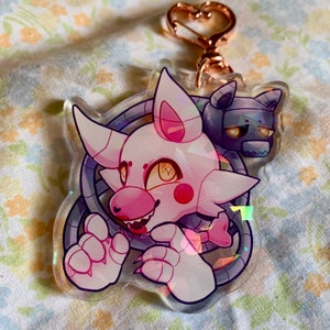 Mangle Keychain/ FNAF / 2.5in / Double Sided HOLOGRAPHIC Acrylic Keychains / Five Nights at ...