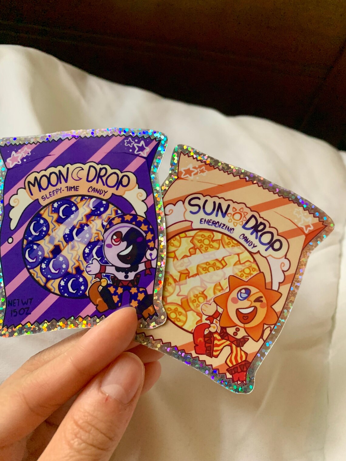 Sundrop & Moondrop Candy Stickers Candy Bags Security - Etsy