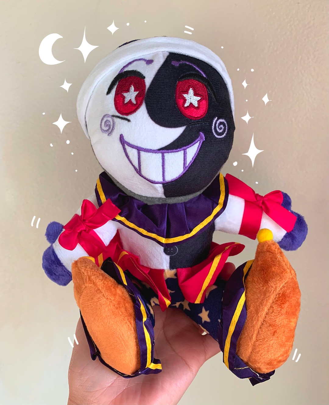 Moon Plushie! | FNAF- Security Breach | Moondrop Cute Plushie - Etsy