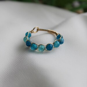 Braided Wire Rings| Beaded Wire Ring - Etsy