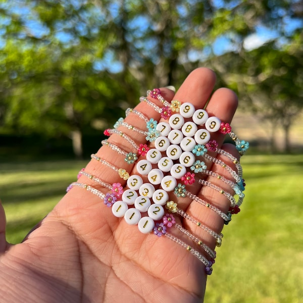 Angel Number Bracelet - Etsy
