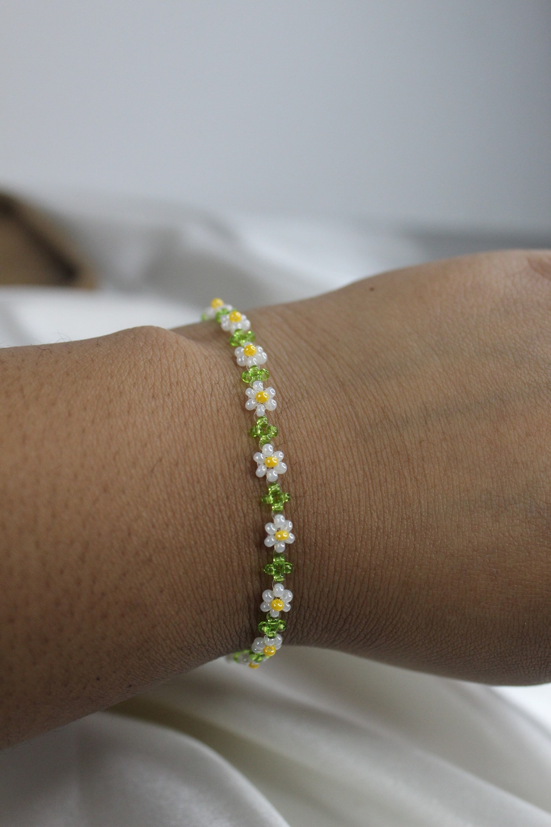 Daisy Bracelet| Daisy Jewelry| Dainty Jewelry - Etsy
