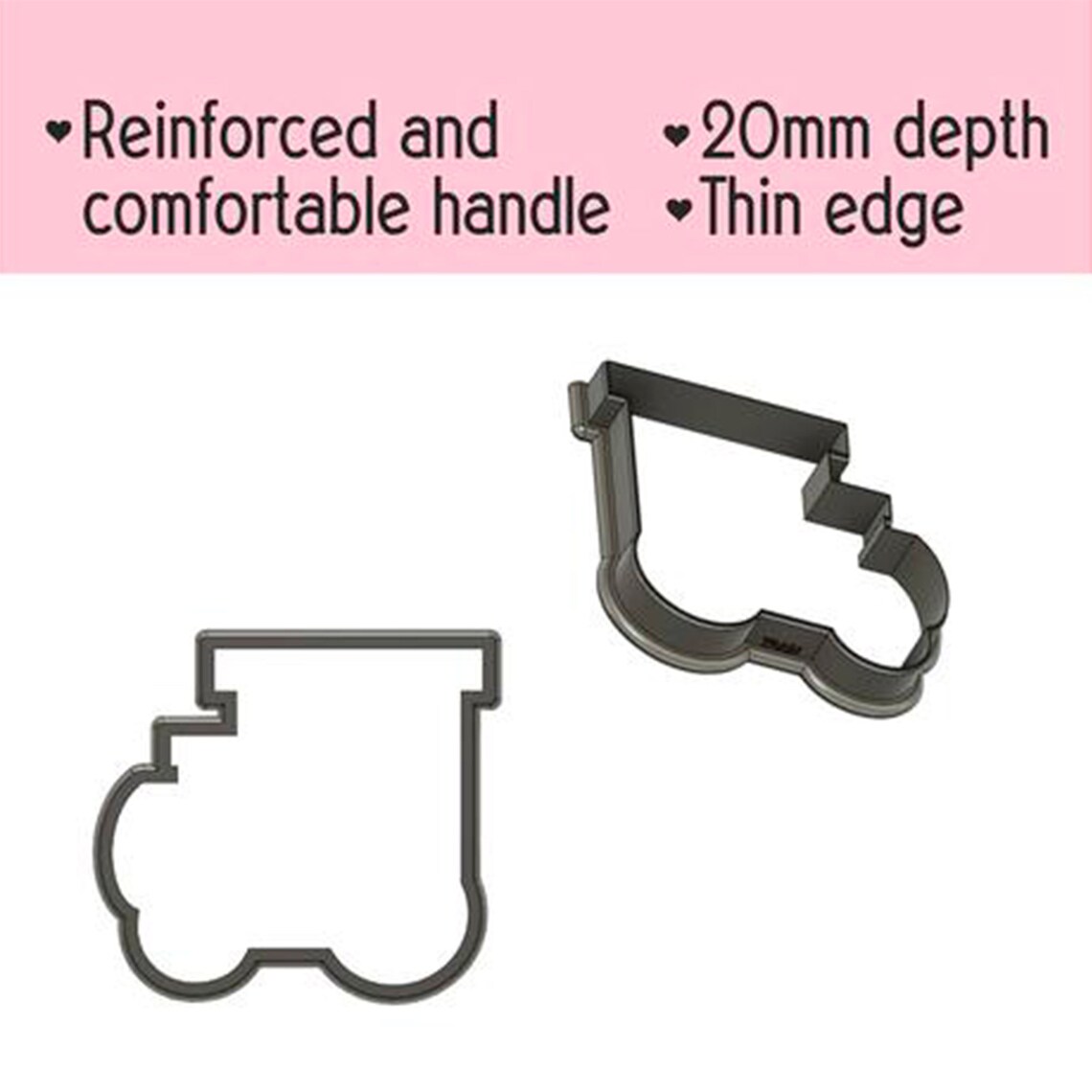 Santa Train (build Your Train) Cookie Cutter, Christmas Cookie Cutter ...
