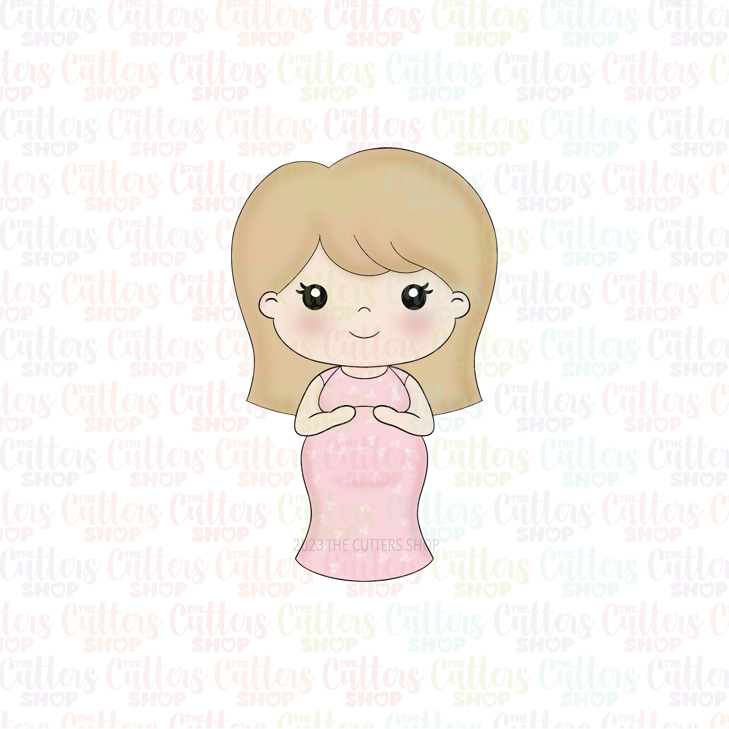 Pregnancy Woman Emma Cookie Cutter - Etsy