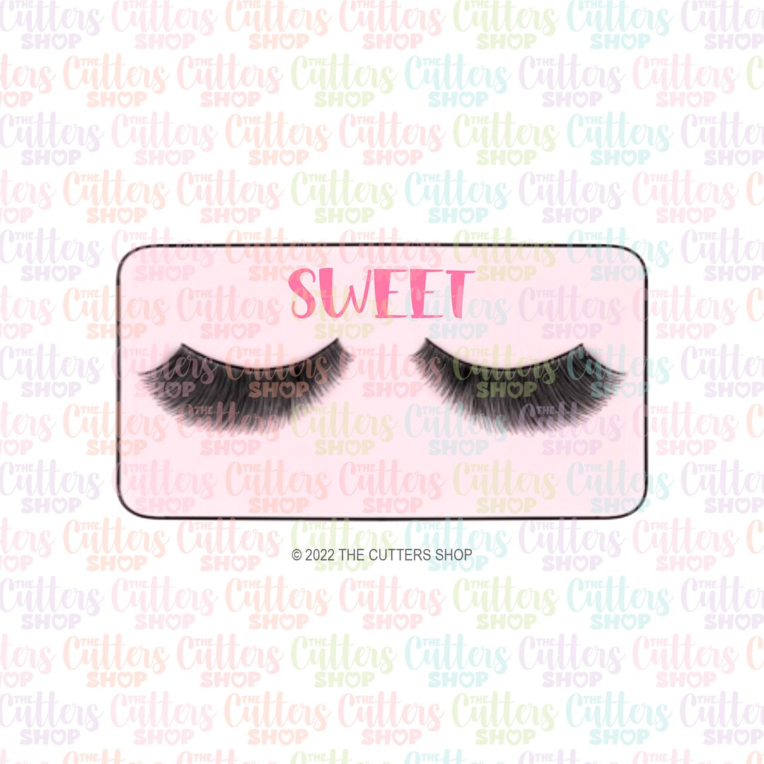 Lashes Cookie Cutter - Etsy