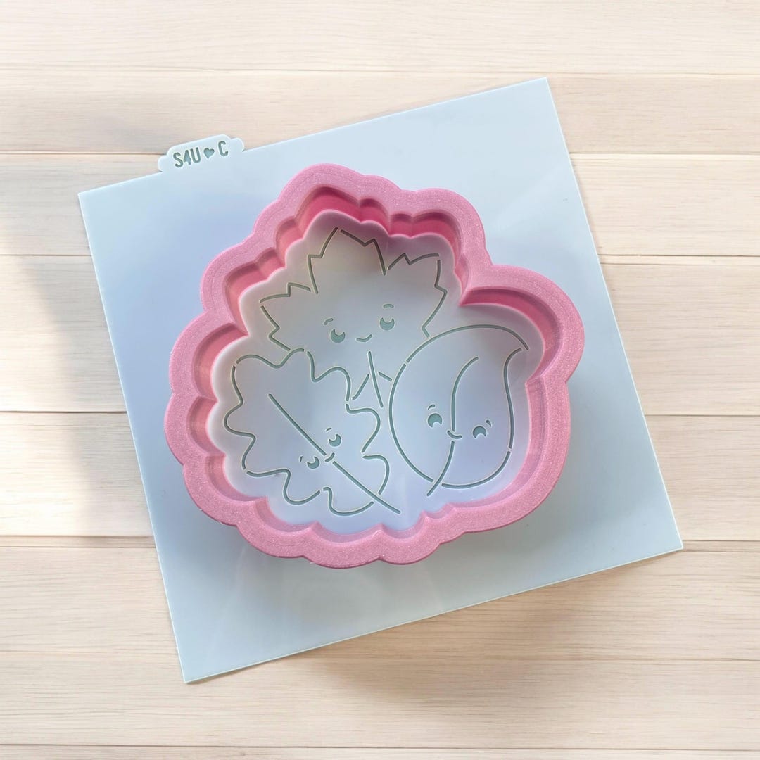 Leaves Cookie Stencil, PYO Fall Stencil, Fall Cookie Cutter With ...