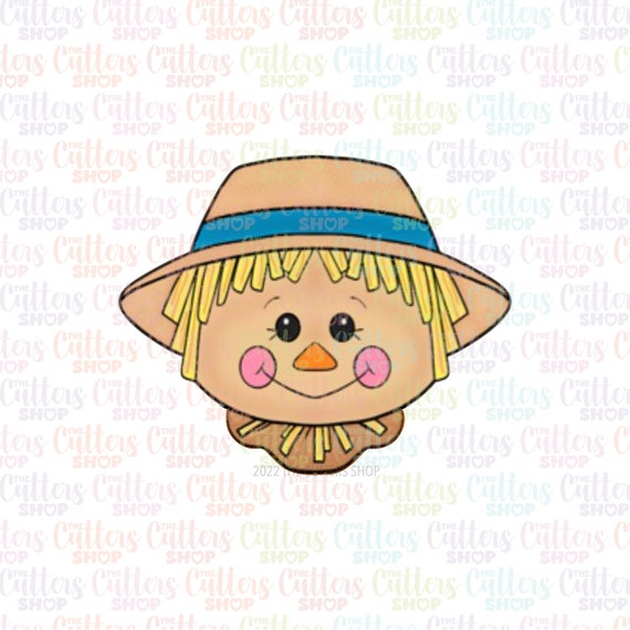 Scarecrow Face Cookie Cutter - Etsy