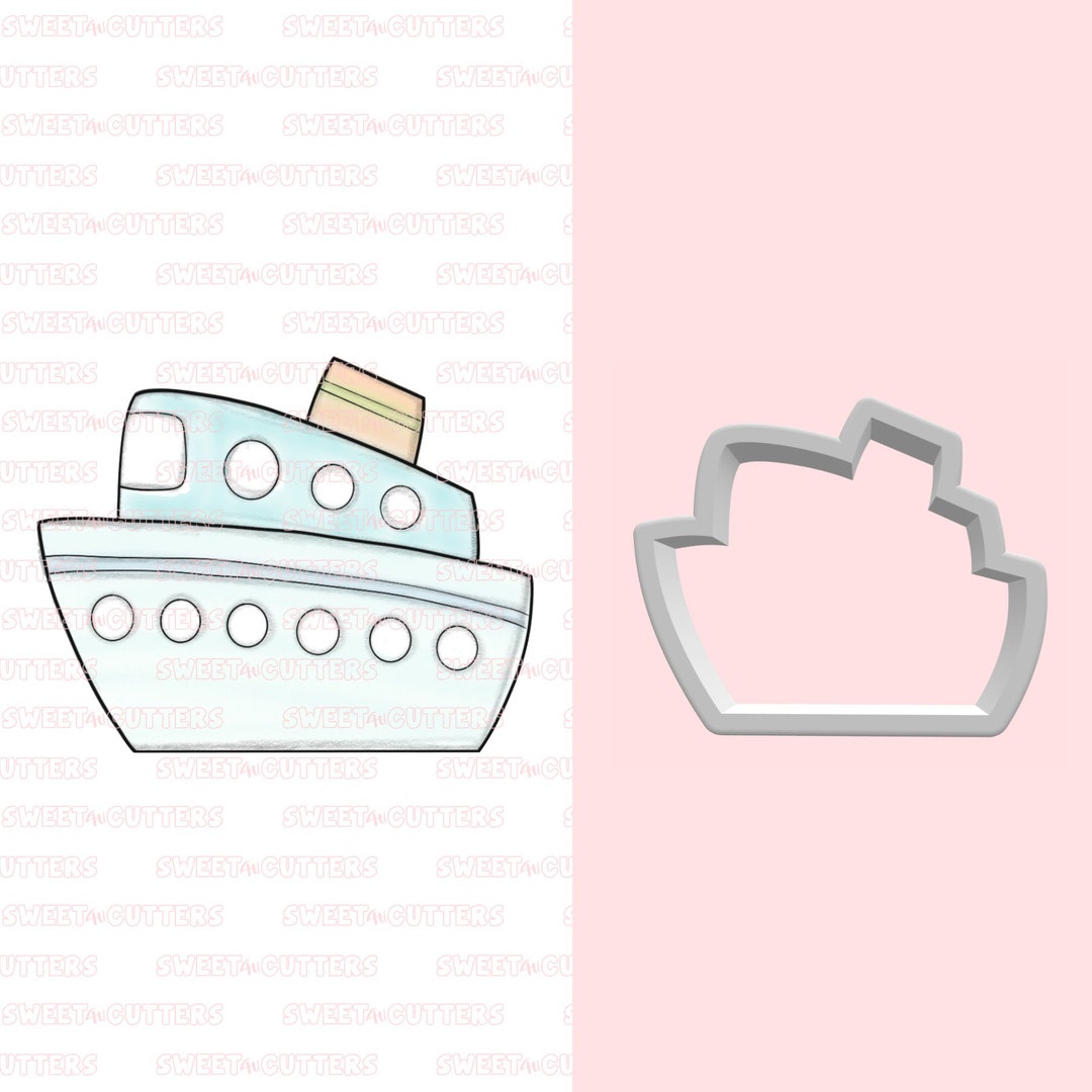 Boat Cookie Cutter, Baby Shower Cookie Cutter, Fondant Cookie Cutter - Etsy