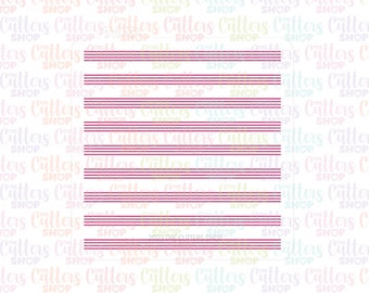 Pin Stripe Lines Stencil - Etsy