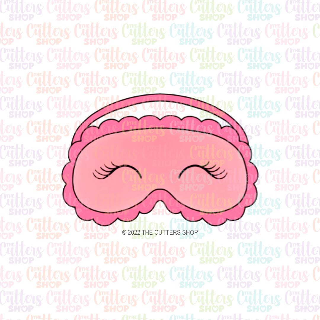 Sleep Mask Cookie Cutter - Etsy