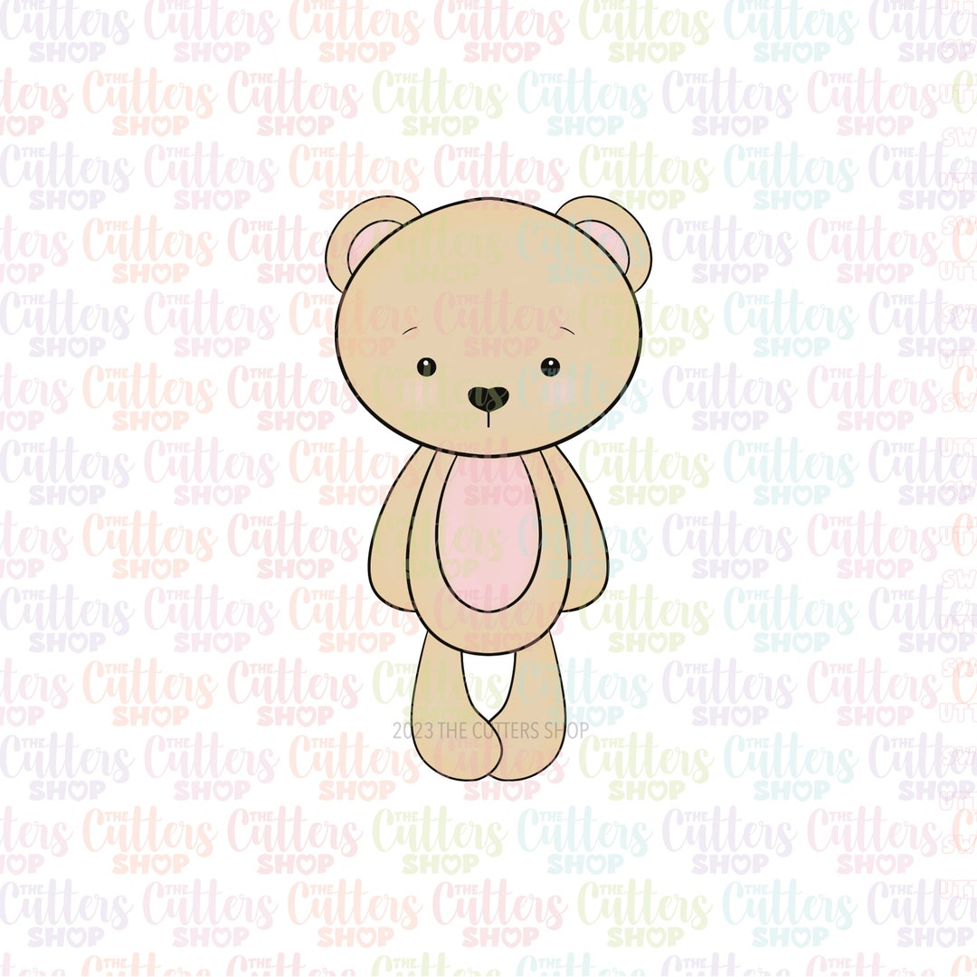 Teddy L Cookie Cutter - Etsy