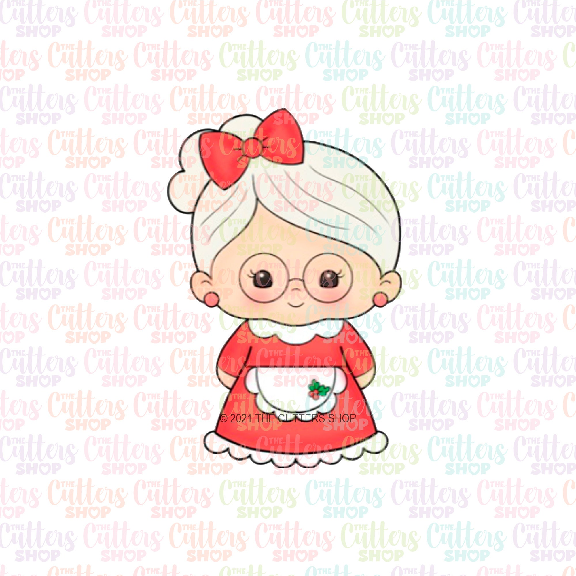 Mrs Claus Full Body Cookie Cutter - Etsy