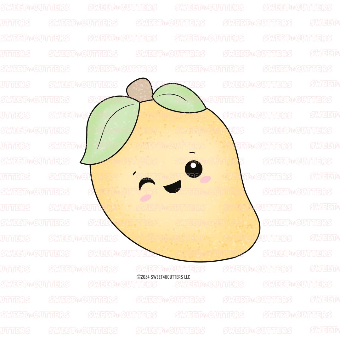 Mango Plush Cookie Cutter 24 - Etsy