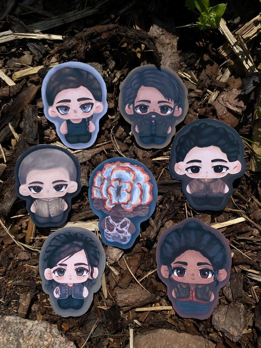 The Last of Us 2 Vinyl Stickers | Ellie, Dina, Joel, Abby, Yara, Lev ...