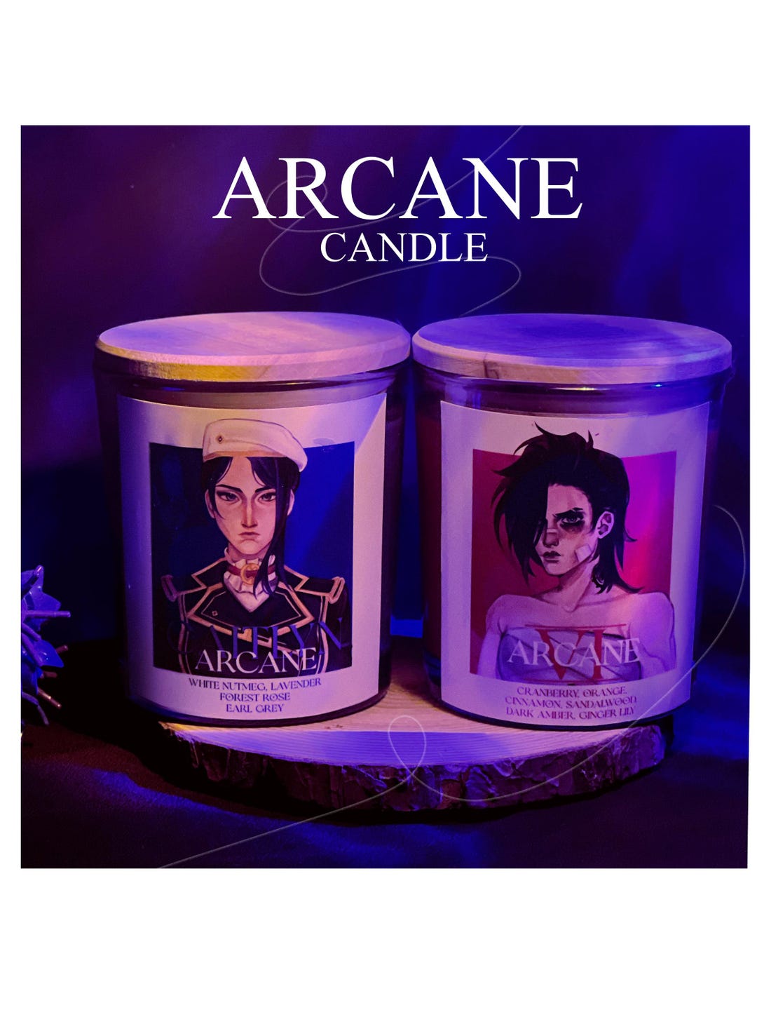 Arcane Candles Vi and Caitlyn - Etsy