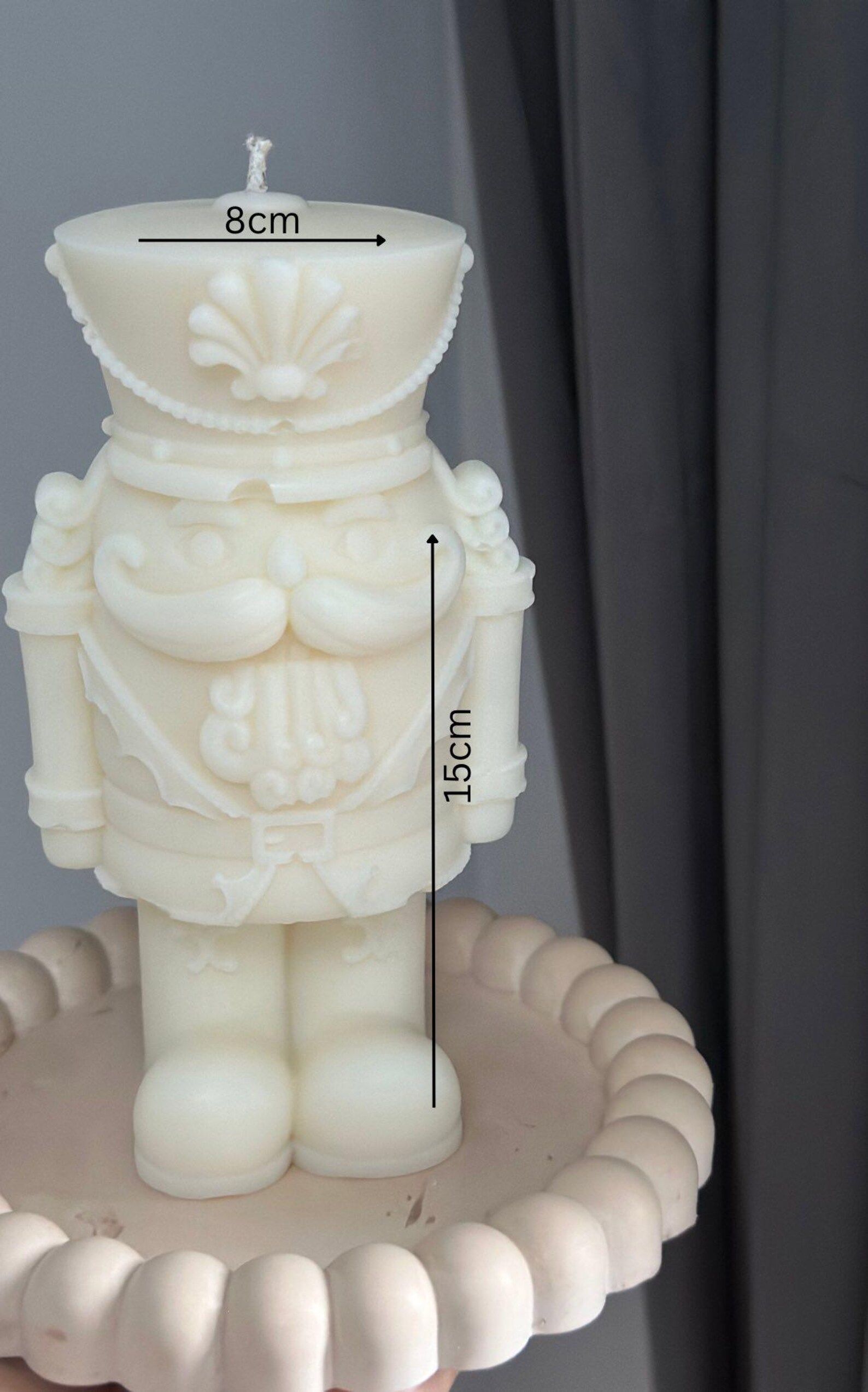 Nutcracker Soldier Candle, Christmas Table Decoration, Colleague Gifts ...