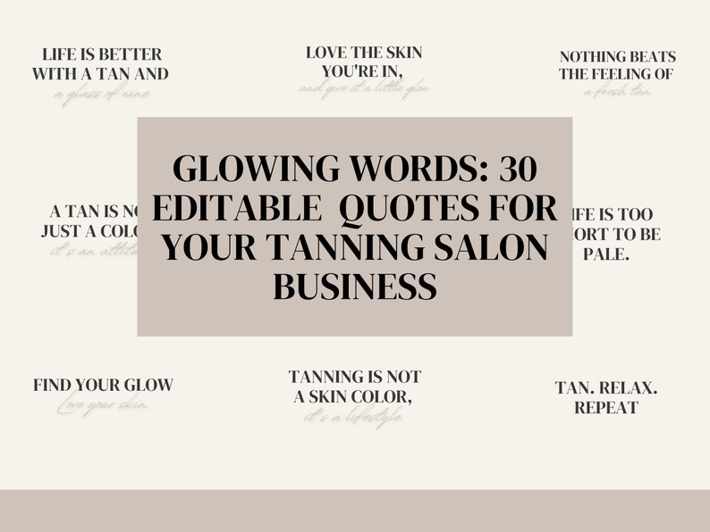Glowing Words: 30 Inspirational Quotes Editable With Canva (free) for ...
