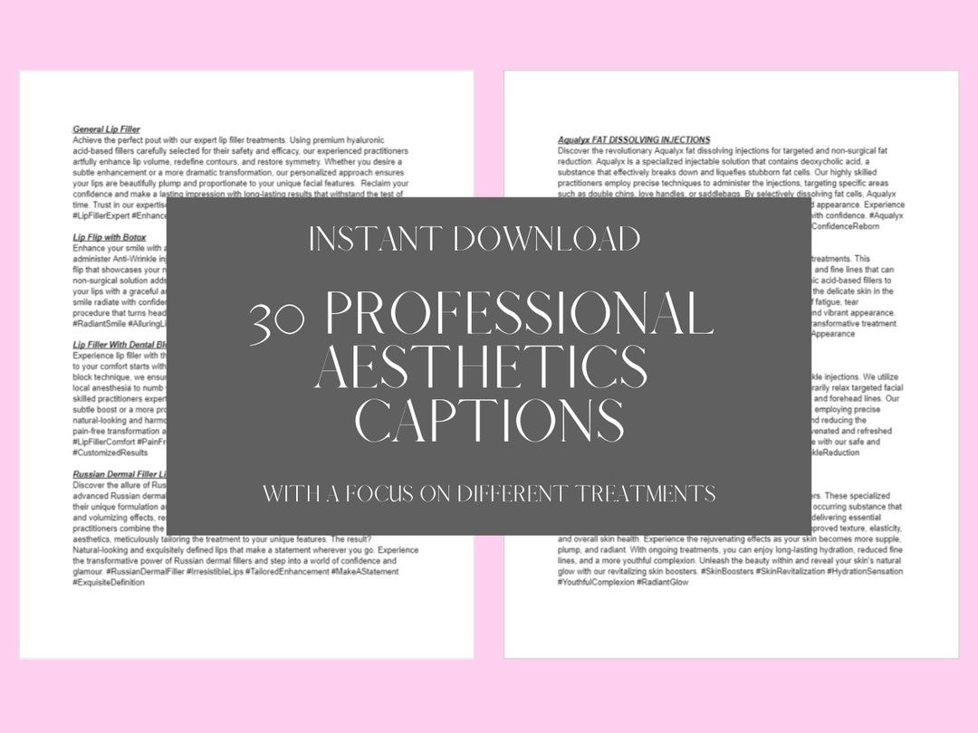 The Aesthetics Vault: 30 Ideas Captions, Content Creation & Detailed ...