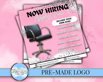 Pink Hiring Flyer - Etsy