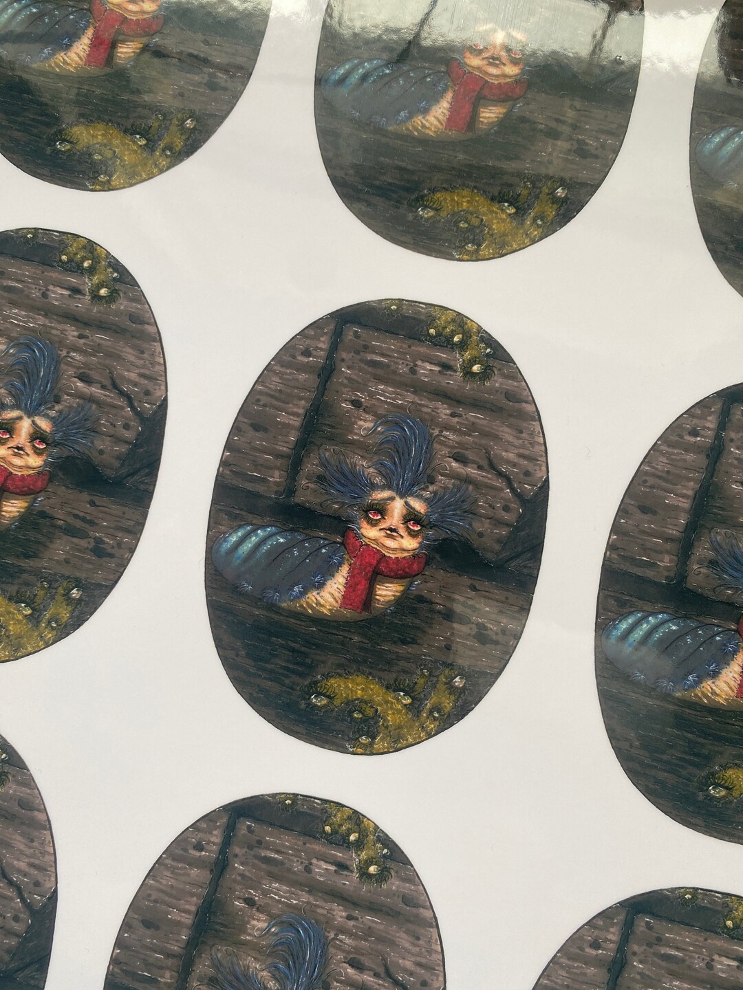 3.5 Inch Labyrinth Worm Sticker - Etsy