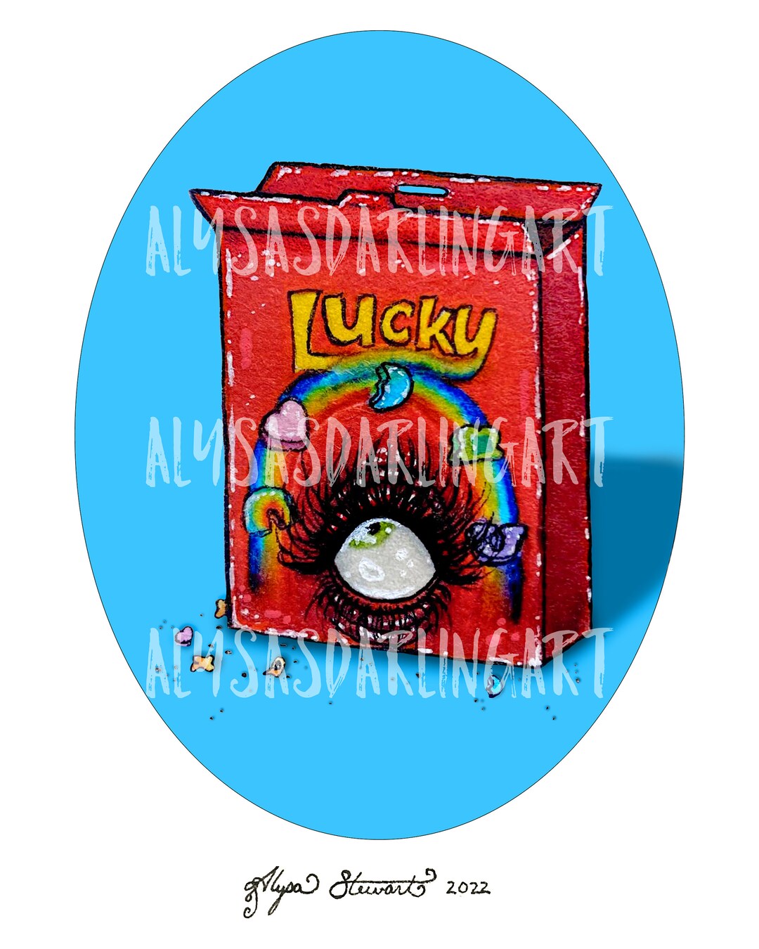 A Girl Named Lucky Fine Art Print - Etsy