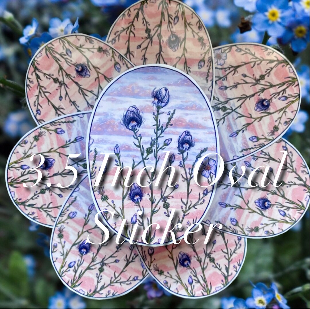 Forget Me Not Sticker - Etsy