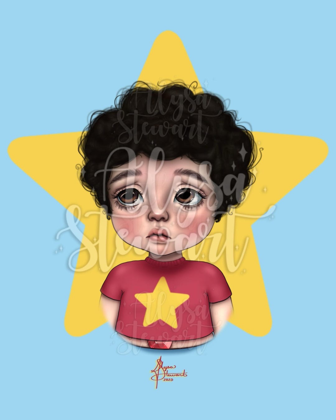 Steven ” Fine Art Print - Etsy