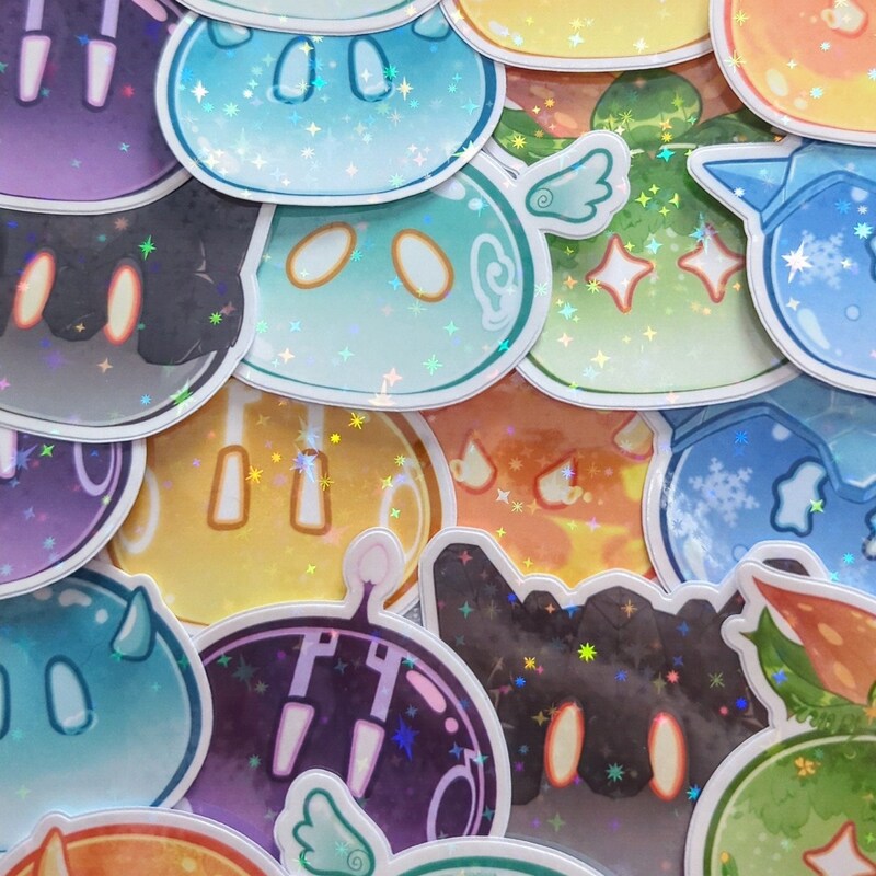 Slime Stickers - Etsy