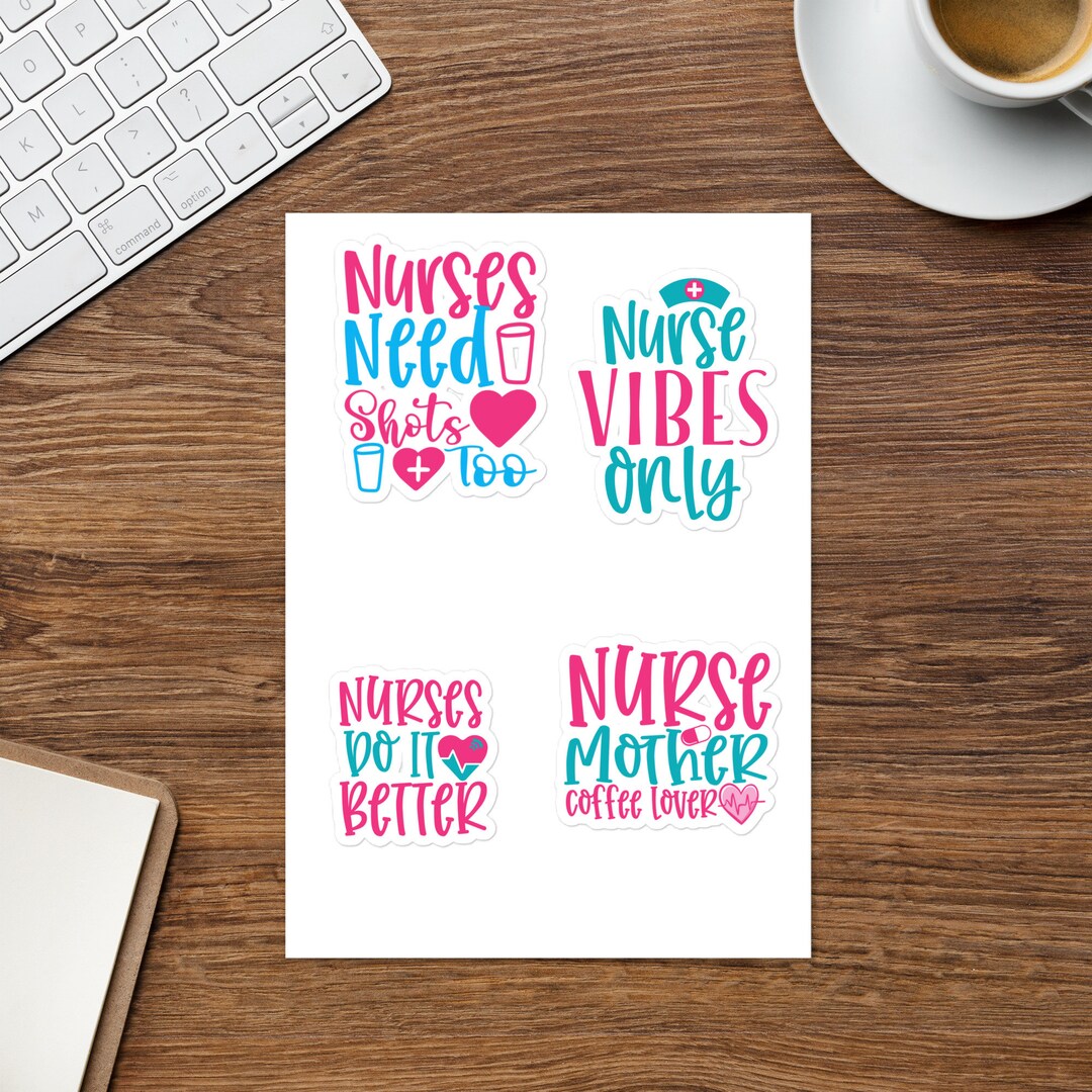 Stickers Nurse Life Stickers Stickers for Nurses Multipack Stickers for ...