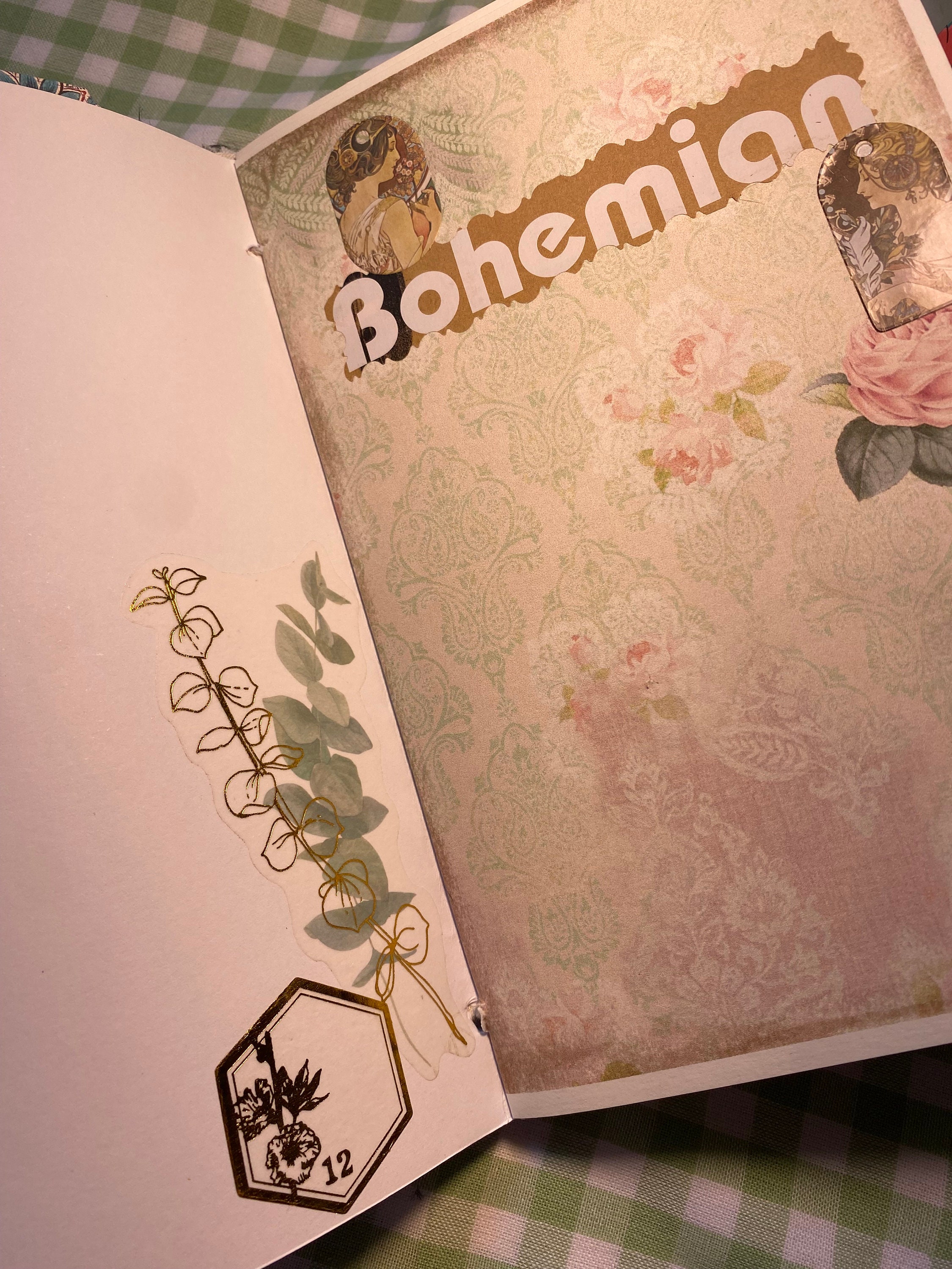 Bohemian Junk Journal Boho Smashbook Boho Art Journal Ephemera - Etsy