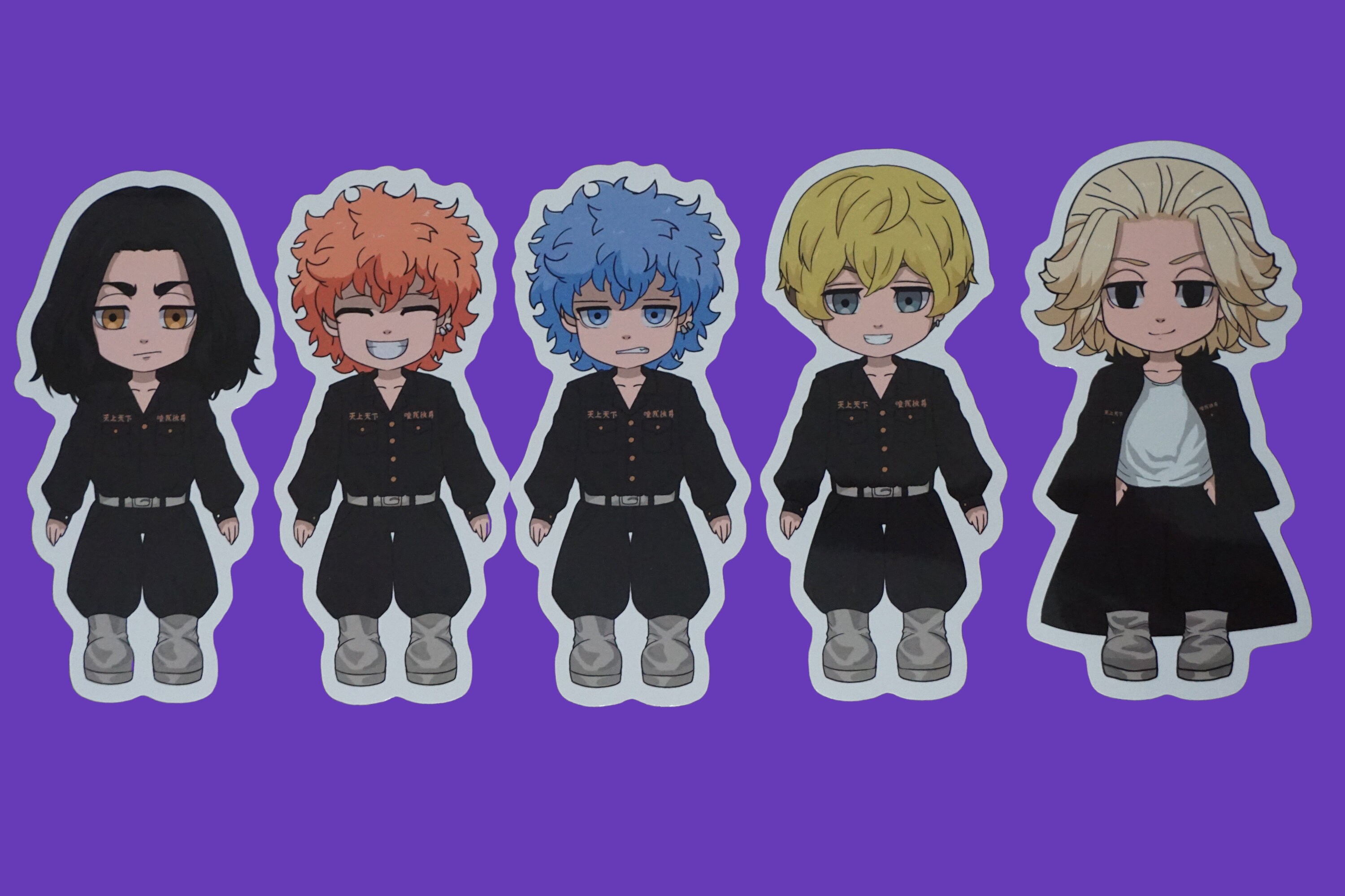 Tokyo Revengers Toman Smiley Angry Mikey Sticker Tokyo Manji | Etsy