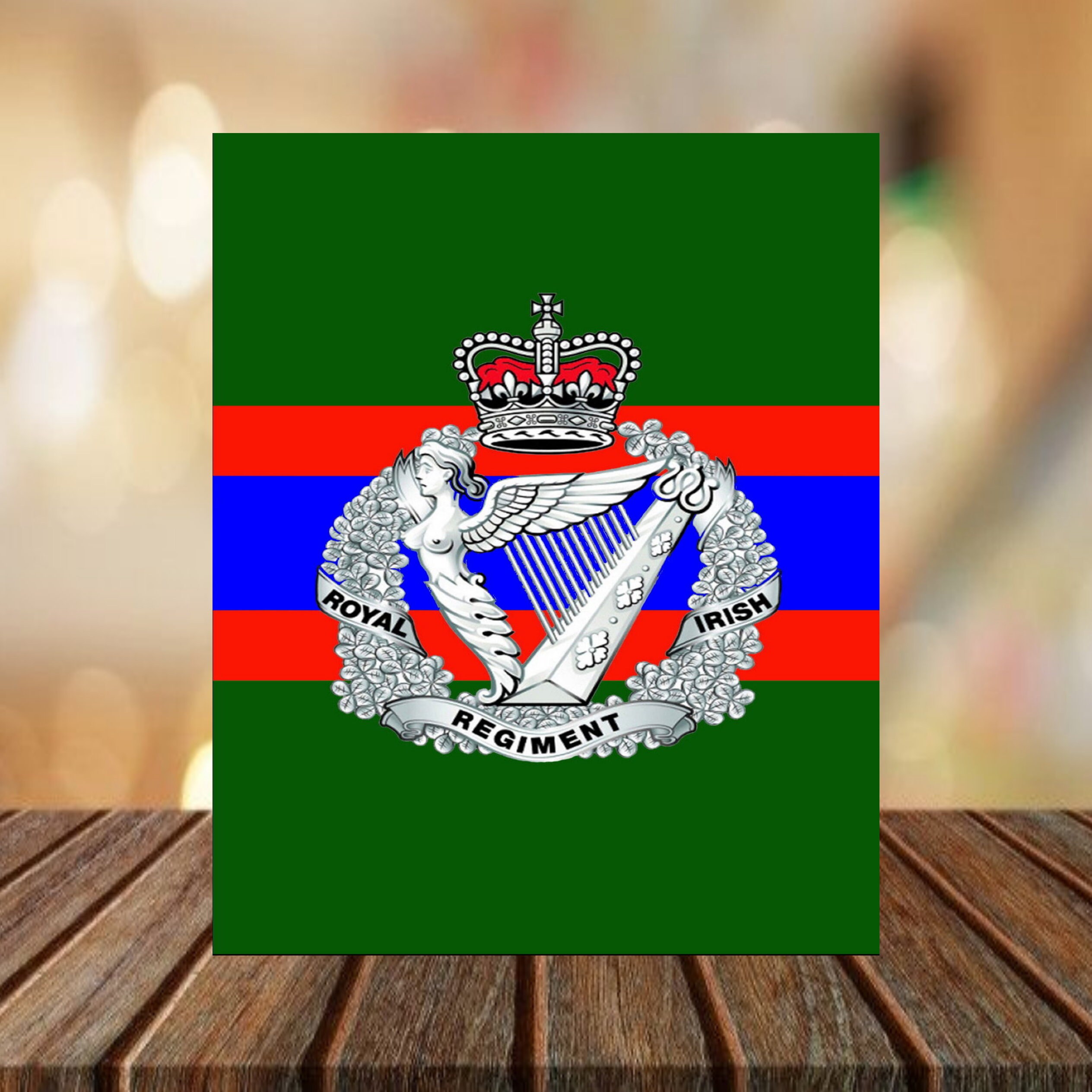 Royal Irish Regiment Cap Badge Metal Sign.....ideal for Bar | Etsy