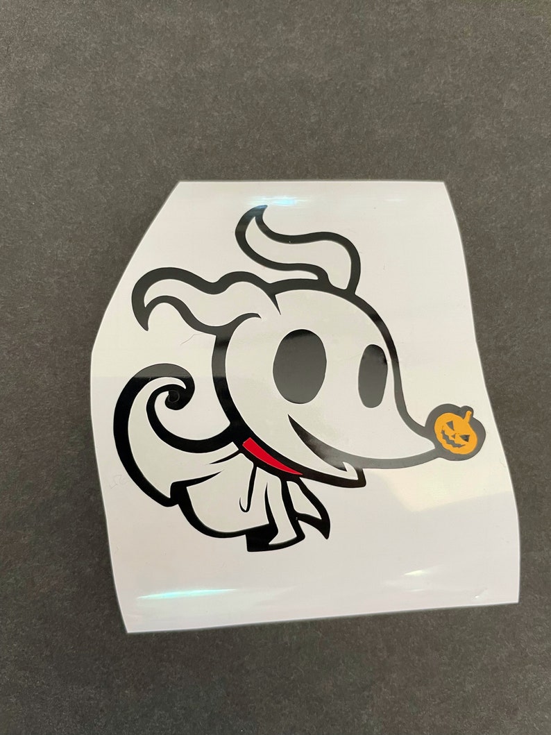 Zero Sticker Zero Decal Nightmare Before Christmas Vinyl | Etsy