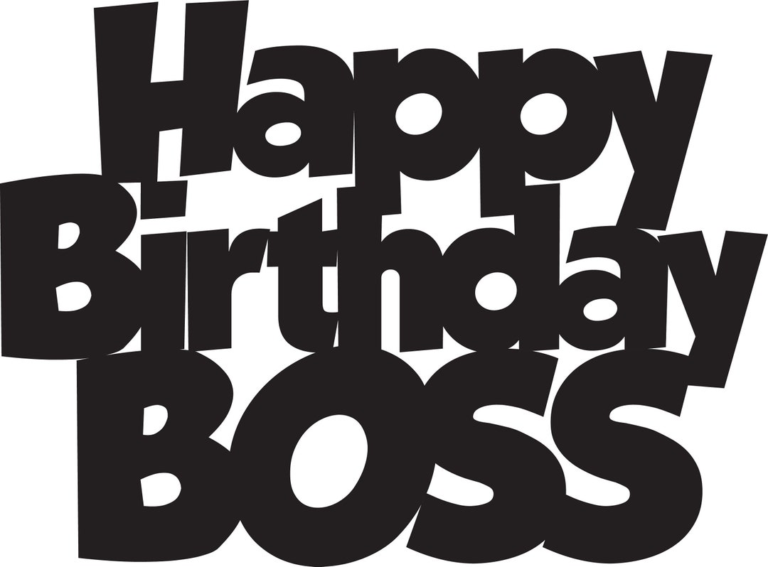Happy Birthday Boss - Etsy