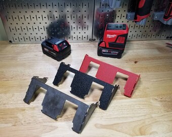 Milwaukee M12 Battery Holders for Wall Control Boards - Etsy