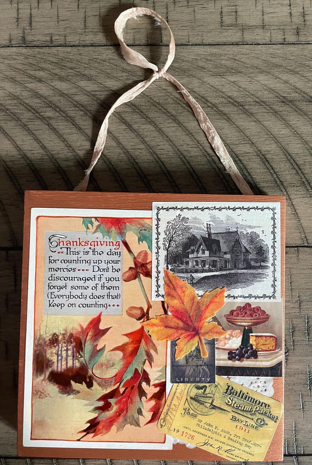 Thanksgiving Wall Collage - Etsy