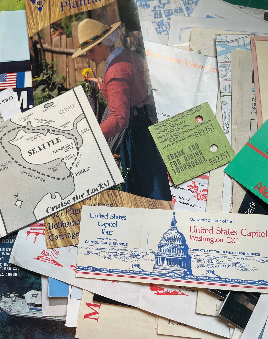 Travel Ephemera From 1980s and 90s - Etsy