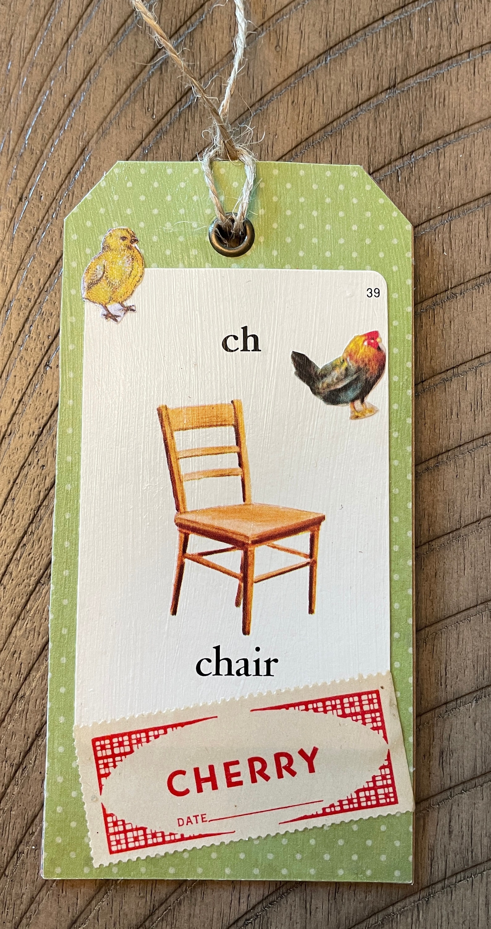 Vintage Alphabet Flashcard Bookmark - Etsy