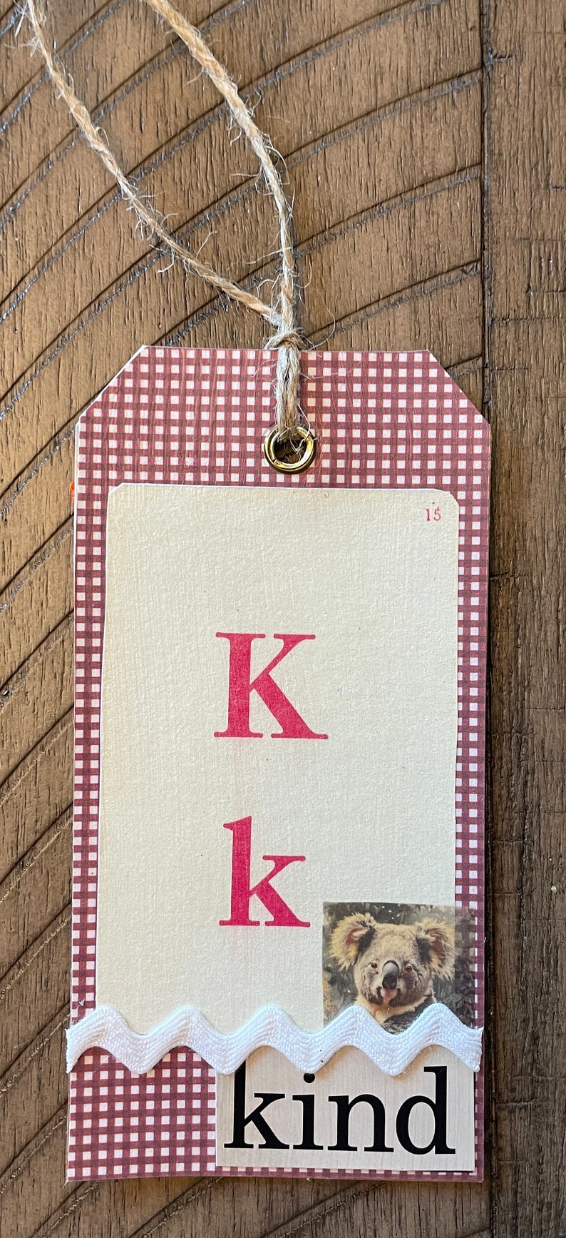 Vintage Alphabet Flashcard Bookmark - Etsy