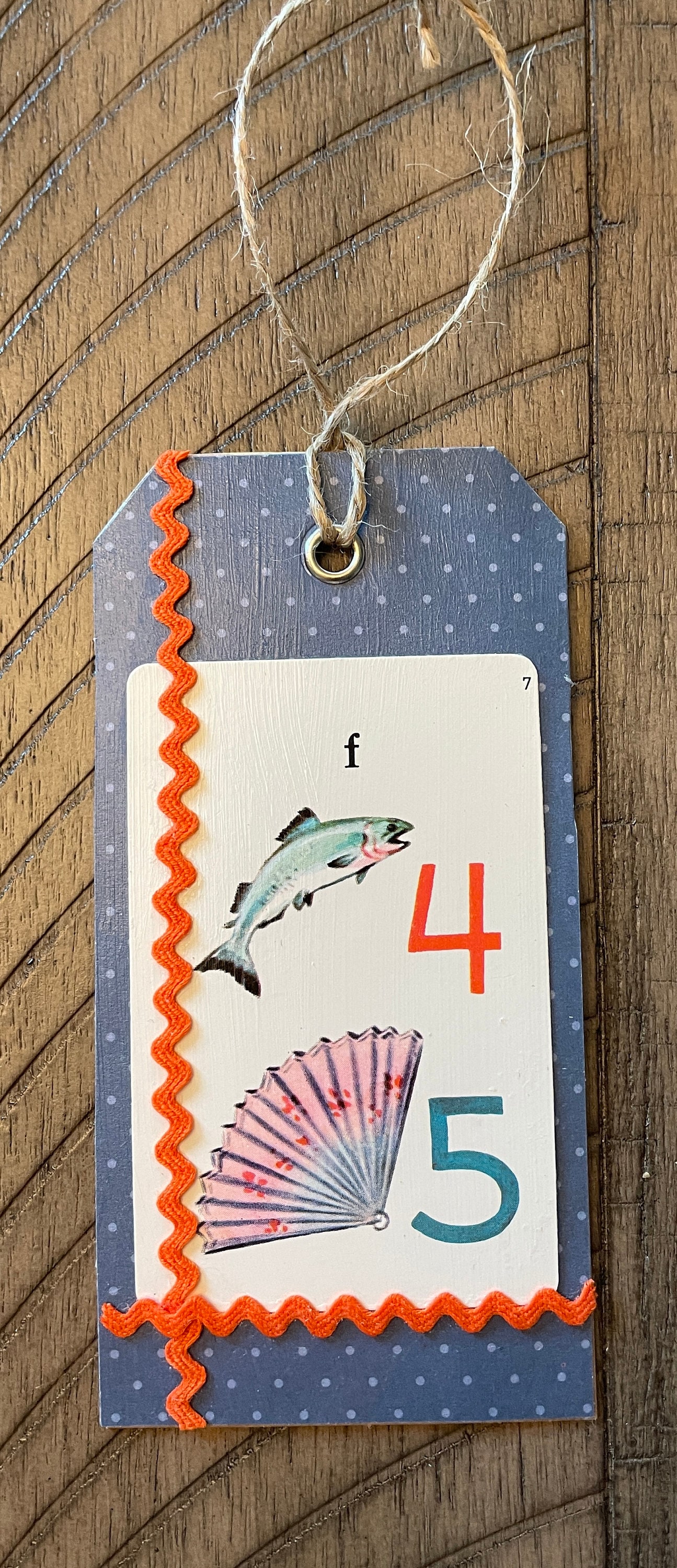 Vintage Alphabet Flashcard Bookmark - Etsy