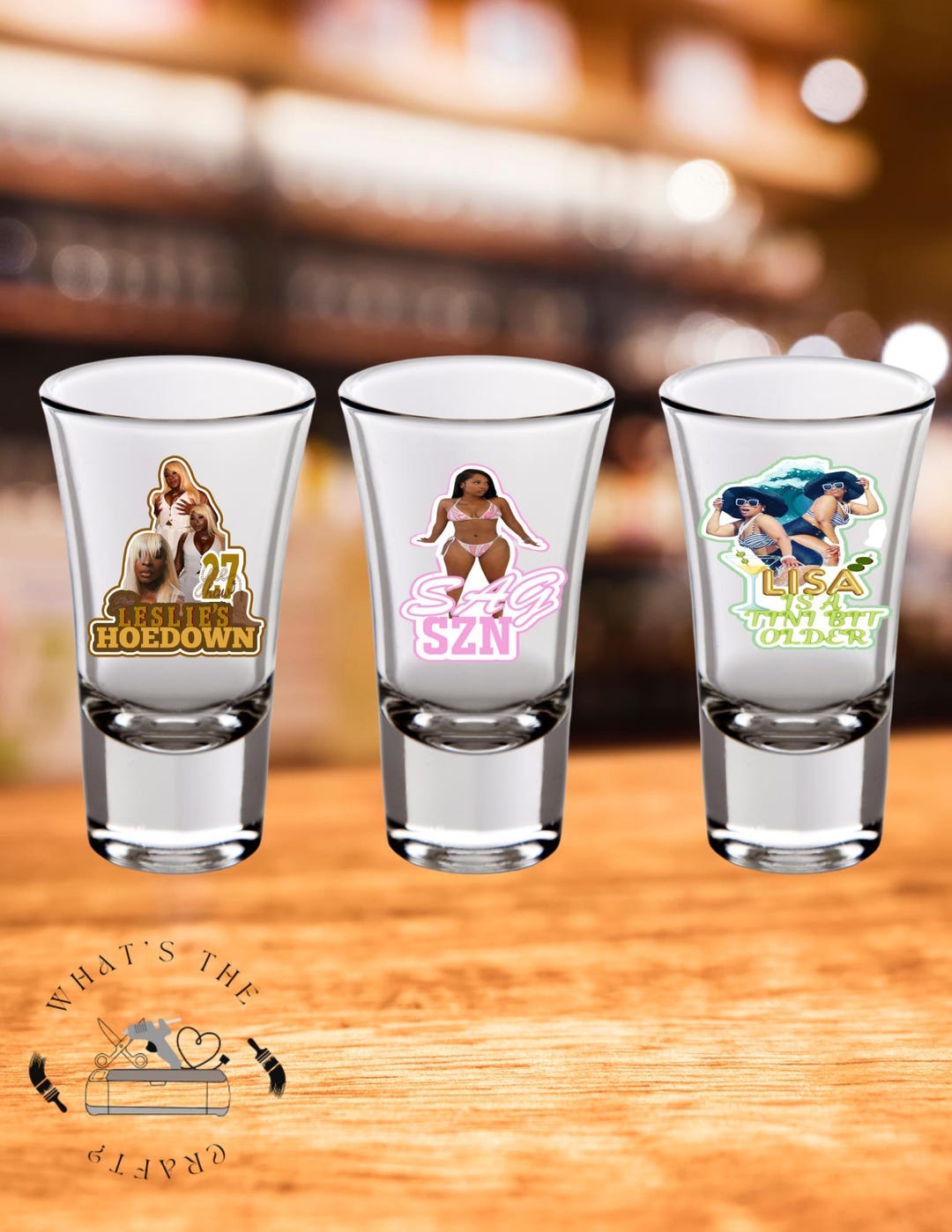 Personalized Printed Photo Shot Glasses (plastic or Glass Material) - Etsy