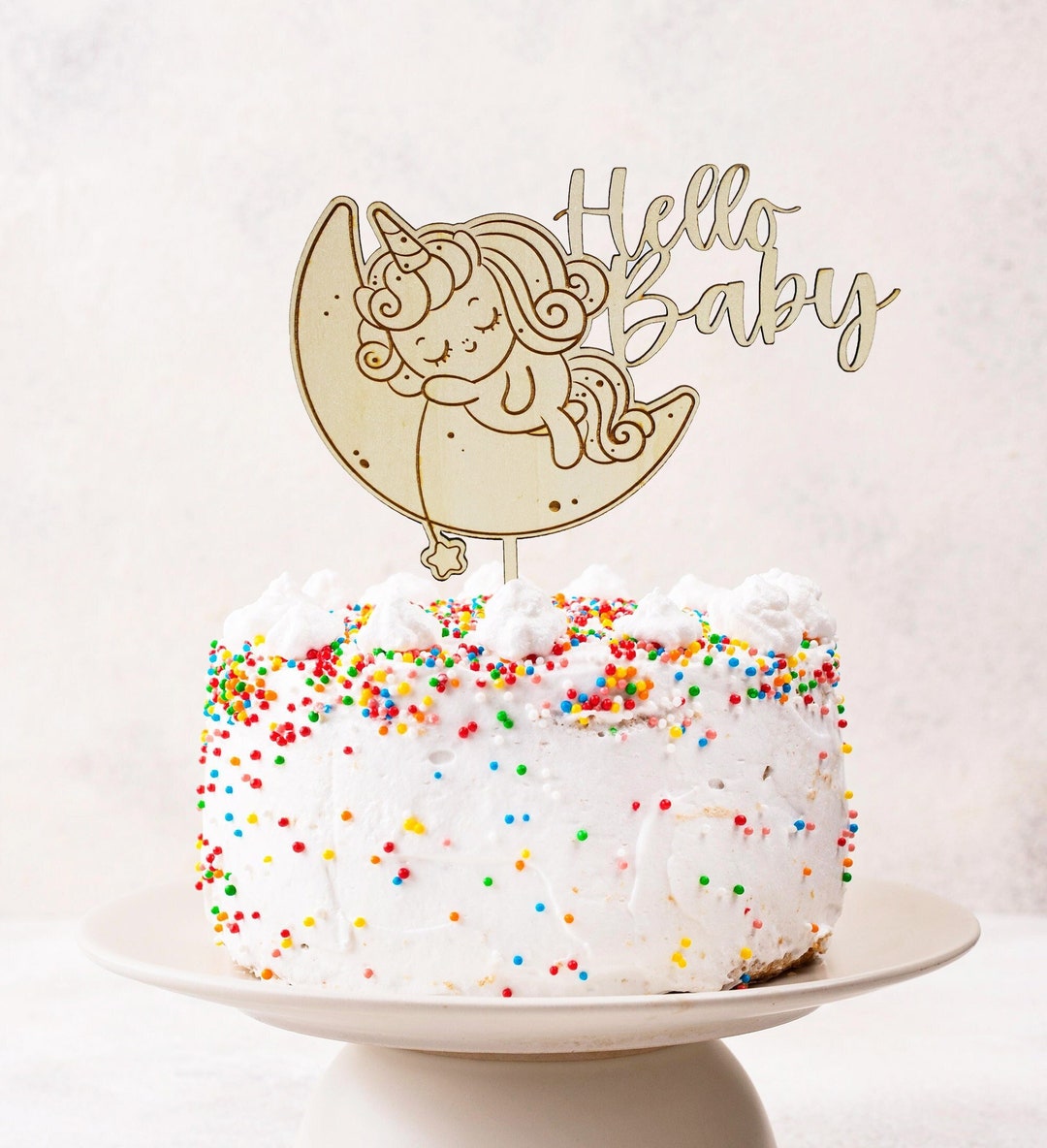 Cake Topper/baby Birthday Topper/kid Birthday Topper/wooden Cake Topper ...